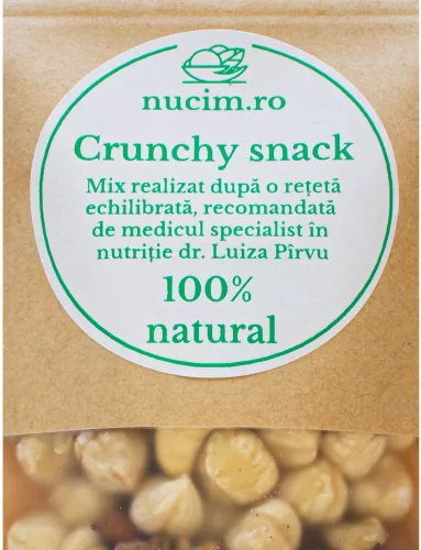 Mix Crunchy snack - gustare naturala cu nuci alune de padure migdale si ...
