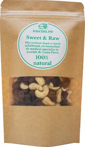 Mix Sweet and raw snack - gustare sanatoasa cu stafide si caju nucim ...