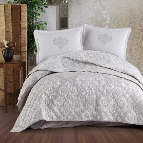 Cuvertura de pat matlasata 2 fete de perna bumbac 100 CUV100 CUV100 - cel.ro