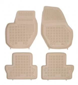 Covorase presuri cauciuc Premium stil tavita Volvo XC60 I 2008-2017 Bej ...