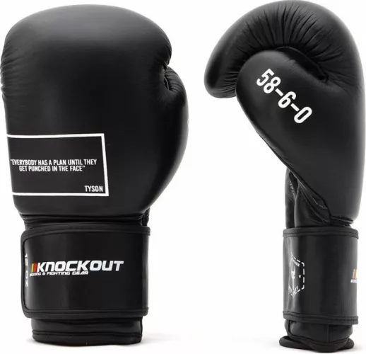 Manusi Box Tyson Knockout - 14OZ Black 6wet_218072085 - cel.ro
