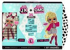 Set 2 Papusi LOL Surprise J.K. Diva si OMG Lady Diva 370162104 - cel.ro