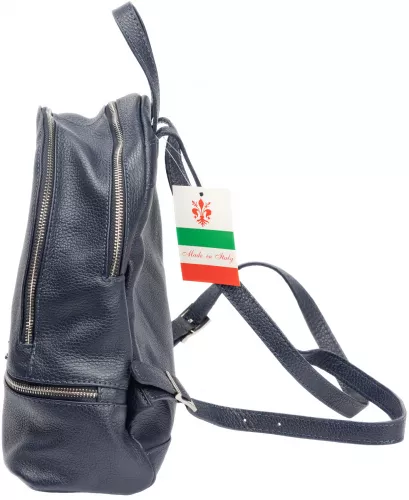 Rucsac dama din piele naturala Suede 6002-bordo - cel.ro