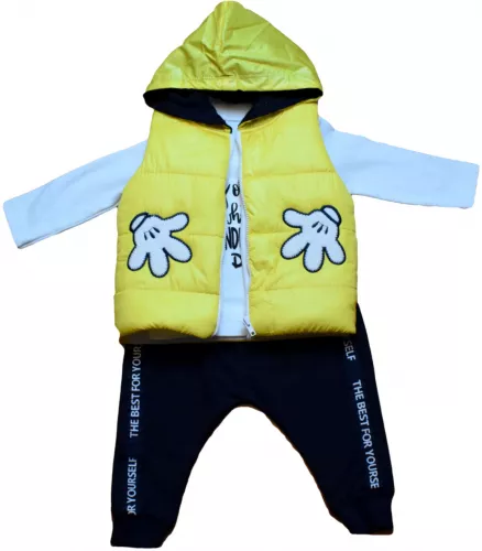 Compleu bebe cu vesta din fas 9 luni 247CEL - cel.ro