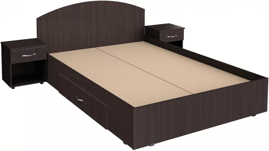 Set Pat Mijloc 120 + 2 Noptiere WENGE MP_1161 - cel.ro