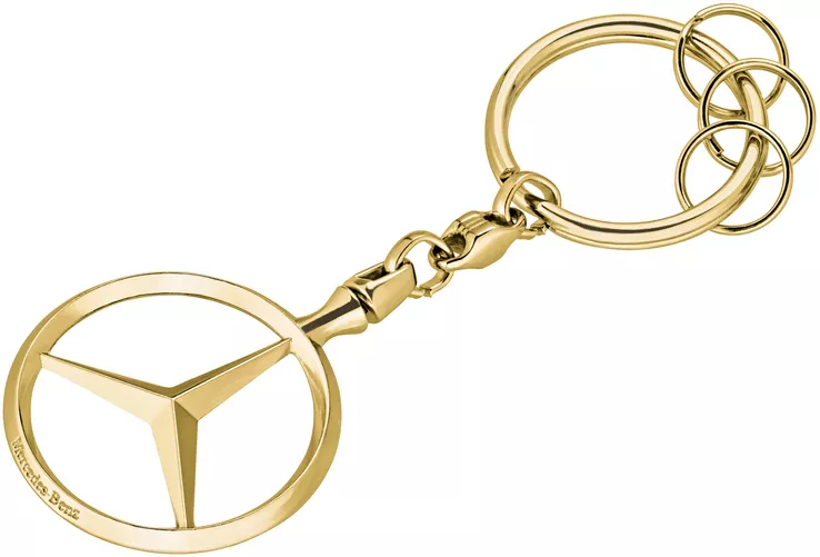 Breloc Mercedes Benz Bruxelles Auriu B66953741 - cel.ro