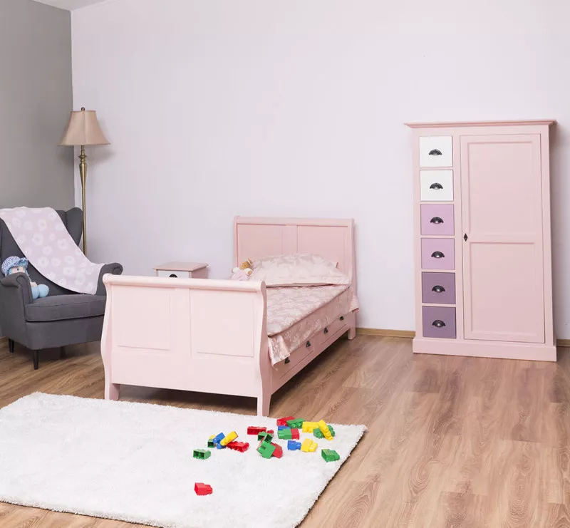 Set mobila dormitor copii lemn masiv-Diverse nuante-Francesca Decor la ...