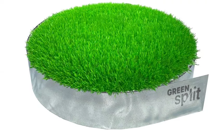 Banda de delimitare a gazonui banda metalica alu/zinc 20 cm x 10 metri ...