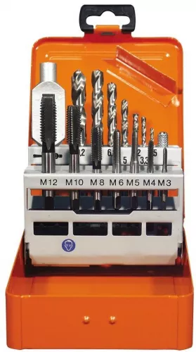 Set de tarozi scurte PROJAHN HSS-G DIN 352 M3-M12 15 buc/set PRO.91013 - cel.ro