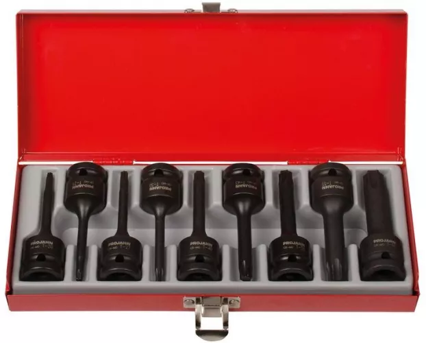 Set tubulare de impact TX 1/2 PROJAHN TX20-TX60 9 buc/set PRO.3851 - cel.ro