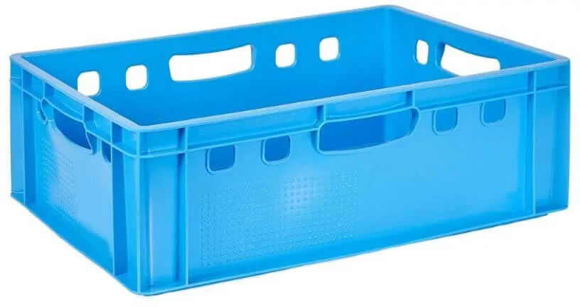 Naveta TIP E2 Transport Carne Plastic HDPE 60x40x20 cm Albastru - la CEL.ro