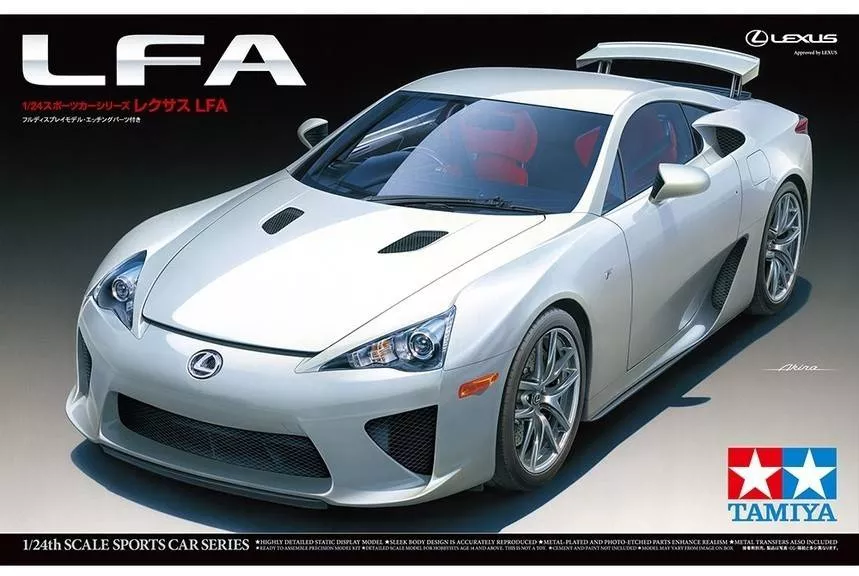 Kit de construit auto Lexus LFA V10 Roadversion / Lungime 18.8 cm / Scara 1 24 - cel.ro