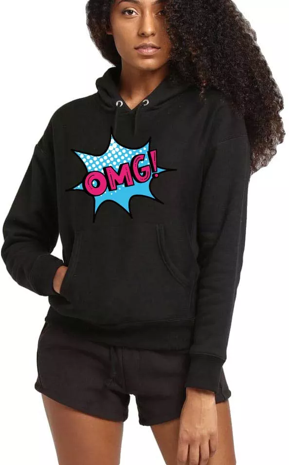 Hanorac dama negru - OMG S