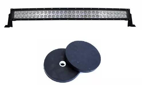 Led Bar Auto 180W Curbat Spot + Flood LED si Set 2 Buc Suport Magnetic ...