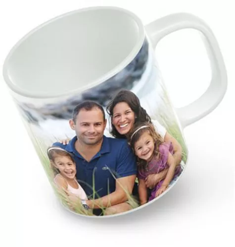 Cana alba personalizata cu o poza si un mesaj Ceramica 330 ml ...