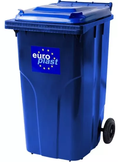 Pubela cu roti 240 L 11.4 Kg Albastru o89u_130527660 - cel.ro