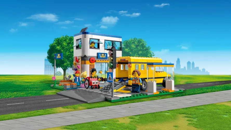 Lego city - zi de scoala - 433 piese L60329 - cel.ro