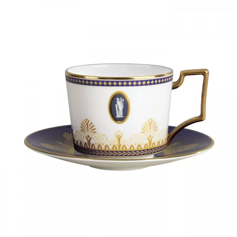 Anthemion Blue ceasca si farfurie ceai Cameo 5c102502222 - cel.ro