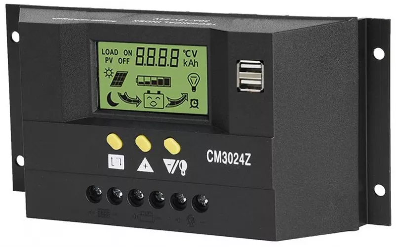 Controller tensiune pentru panou solar 12/24V 30A la CEL.ro