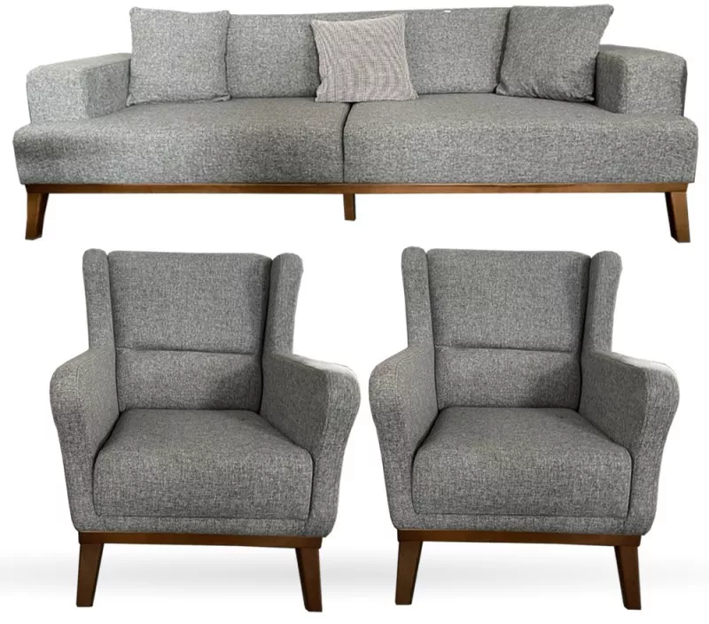 Set Elisa 47 Canapea Extensibila cu 2 Fotolii ELISA47