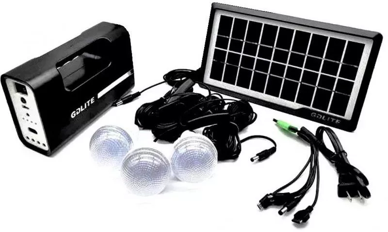 Panou solar 3 becuri lanterna LED USB incarcare telefon la CEL.ro