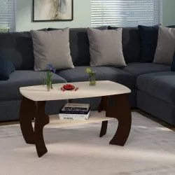 Masa Cafea MALVA 100x60x52cm Wenge/Mesteacan mp_504 - cel.ro