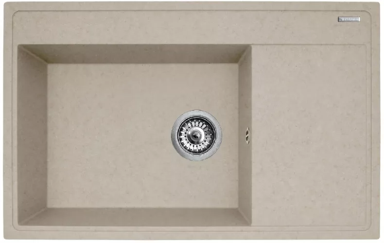 Chiuveta bucatarie Pyramis CAMEA 790x500mm adancime 190mm cuva stanga ...