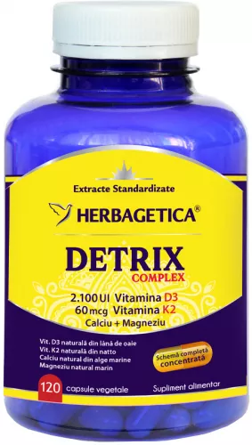 Supliment alimentar Detrix Complex 120 Cps vegetale 6425262011740 - cel.ro