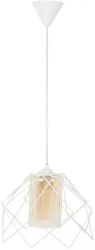 Lustra camera model modern de culoare alba dimensiune 49x49 cm ...