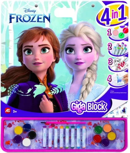 Frozen 2 Set pentru desen giga block 4 in 1 qfpm_405102564 - cel.ro