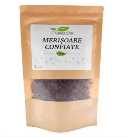 Merisoare Confiate 500g Natura Plus 5949195790714 - cel.ro