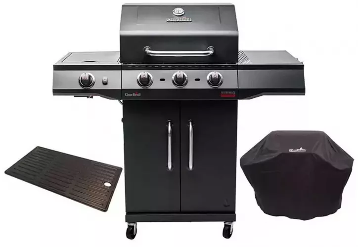 Gratar pe gaz din inox Char-Broil Performance Power Edition 3 grile din ...