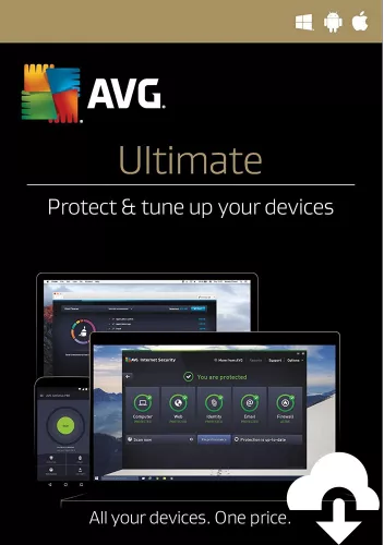 Avg Ultimate 10 Device 1 Year LICENTA ELECTRONICA 13424