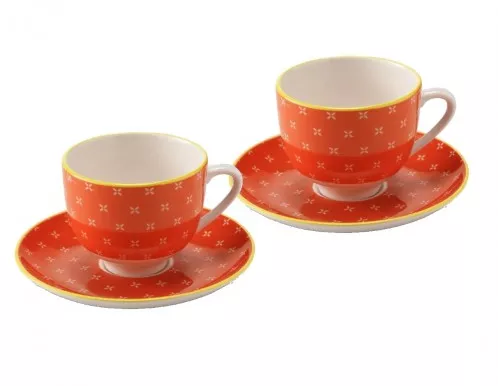 Set 6 cescute de cafea Zafferano Oranj TU01006 - cel.ro