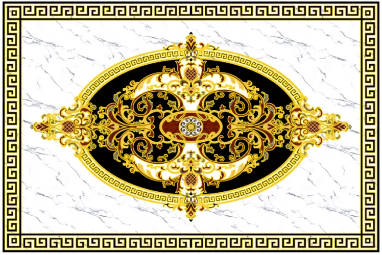 Gresie decor Baroque 6051 120 x 180 6 placi 60 x 60 276579 - cel.ro