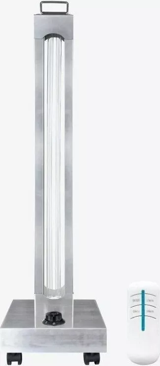 Lampa bactericida UVC 150W sterilizare cu ozon material inox ...