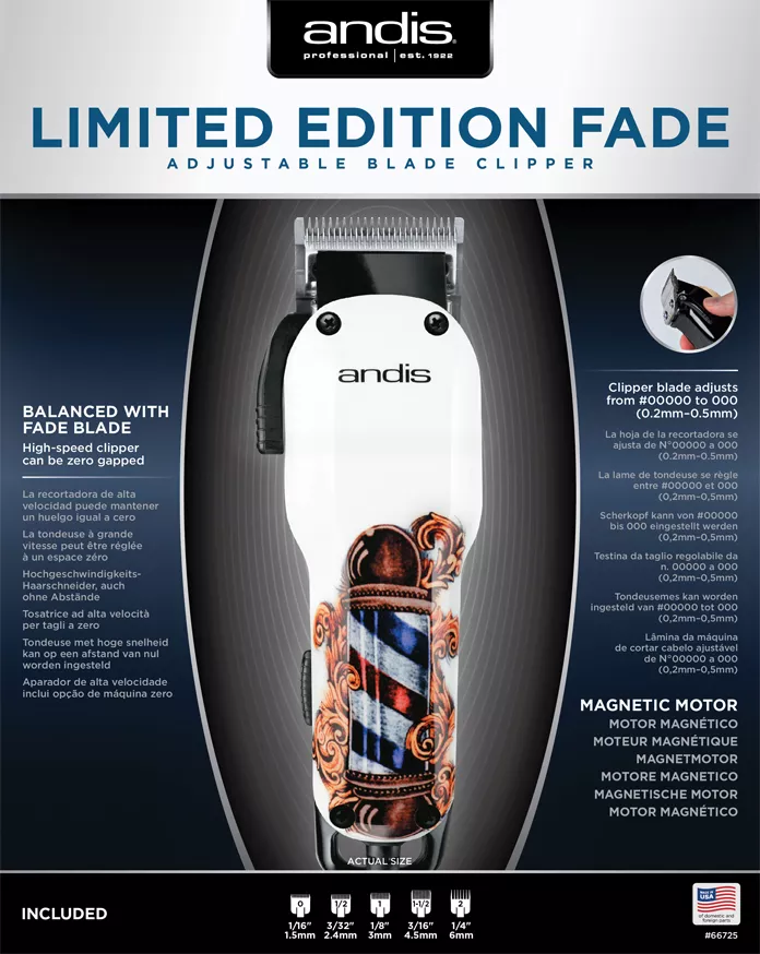 Aparat profesional de tuns barba si par Andis - model Pro Alloy Fade ...