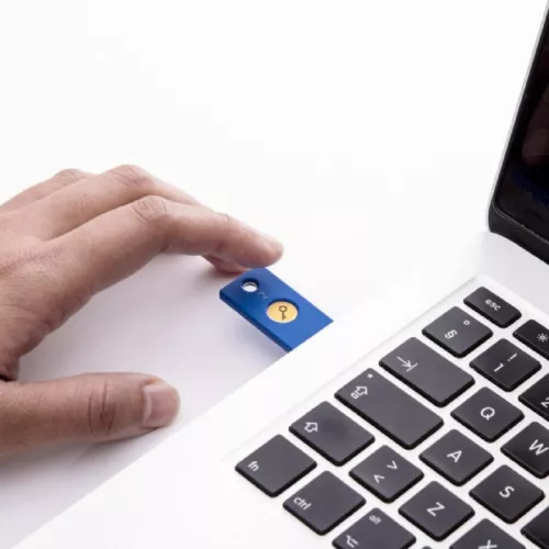 Yubico Yubikey Security Key NFC FIDO albastru - Dispozitiv criptografic