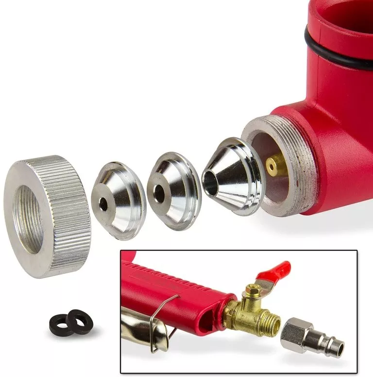 Pistol cu aer comprimat cu duze pentru diferite materiale DWS 7500 la ...