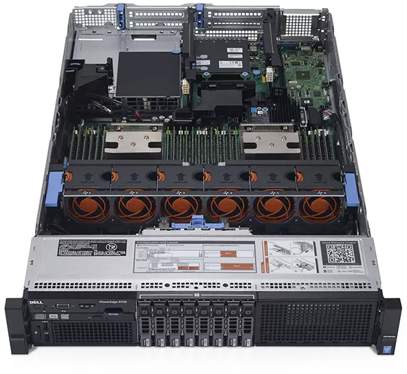 Server DELL PowerEdge R730 Rackabil 2U 2x Intel Xeon 10-Cores E5-2650v3 ...