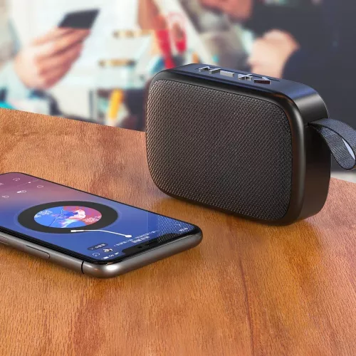 Boxa portabil wireless Bluetooth 5.0-WK Design- negru d62720cd - cel.ro