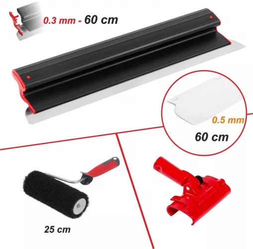 Set Gletuire cu Lama Profesionala Inlocuibila 60 cm - Maner Extra Usor ...