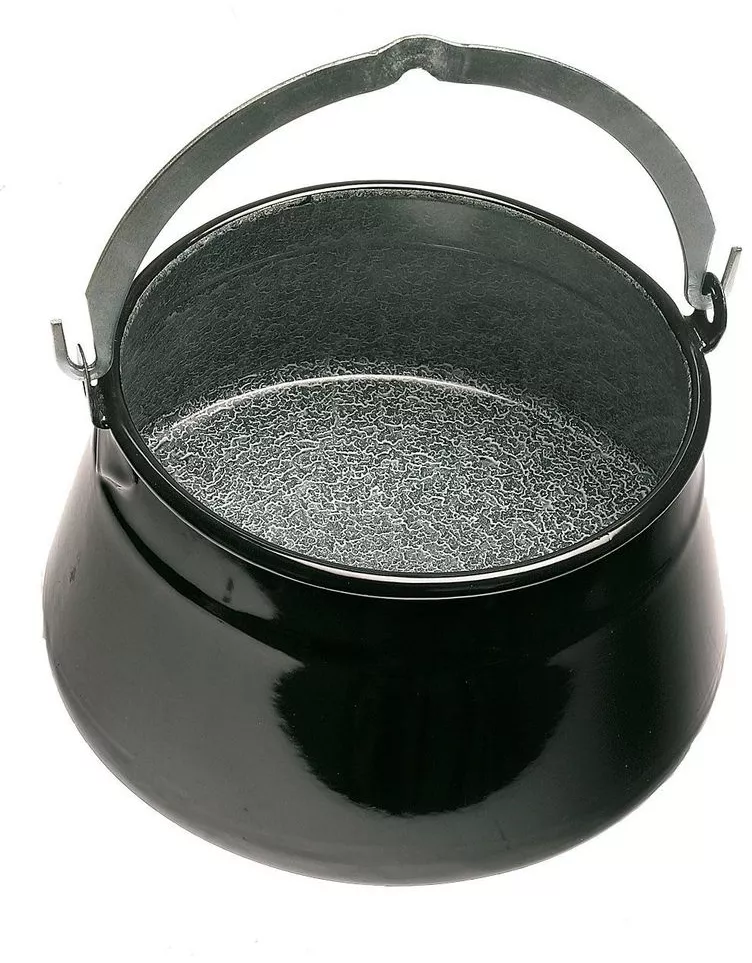 Ceaun Emailat pentru Ciorba de Peste sau Gulas 30 Litri Grosime 1mm ...