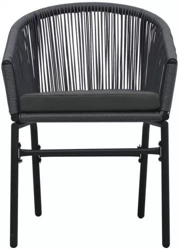 Emaga Set de mobilier pentru gradina 3 piese antracit 3099251 - cel.ro