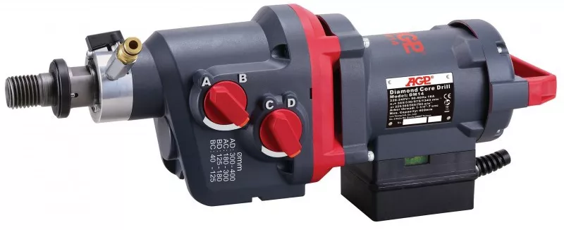 Masina de carotat cu apa DM14 marca AGP motor 3500W 230V diametru maxim - cel.ro