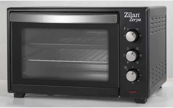 Cuptor electric cu ventilator capacitate 45L putere 2000W Geam dublu ...