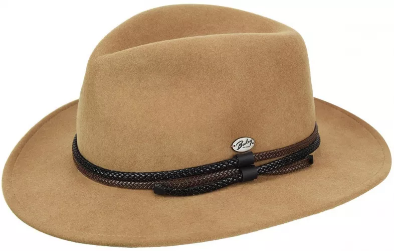 Palarie Bailey of Hollywood Nelles LiteFelt Fedora Maro Camel 70646bh31 - cel.ro