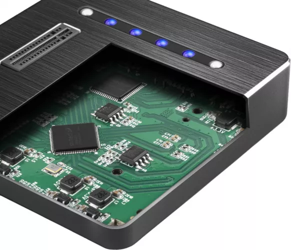 Rack Extern ADSA-M2C USB 3.1 2x M.2 Docking Station Negru adsa-m2c