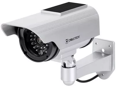 Camera Falsa de Supraveghere Video cu Incarcare Solara Iluminare LED IR ...