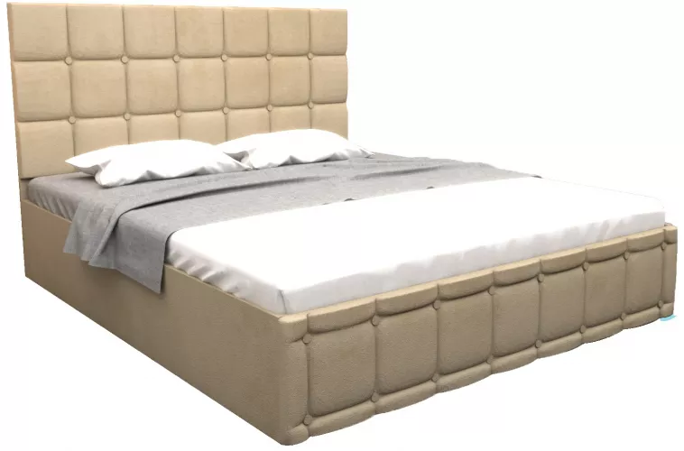 Pat Tapitat Regal Bej 160x200 cm 381801 - cel.ro